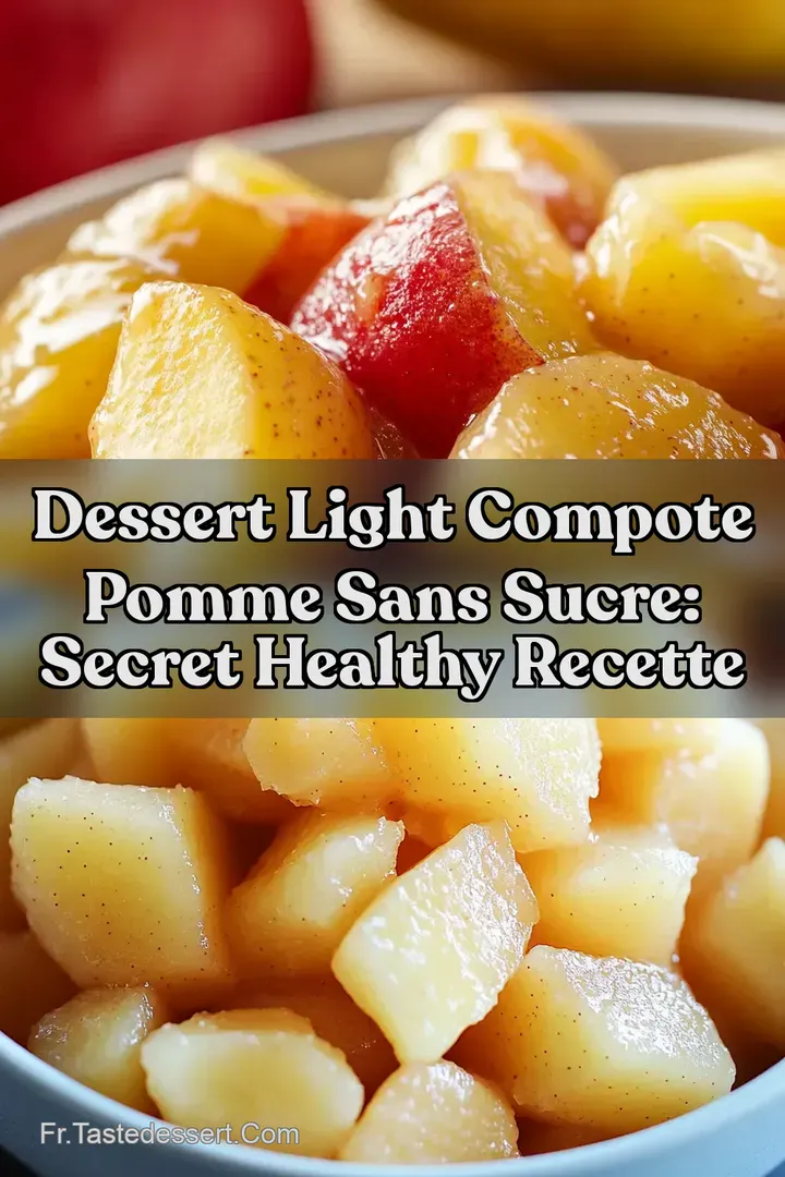 Compote Pomme Sans Sucre: Ma Recette Naturelle et Facile!